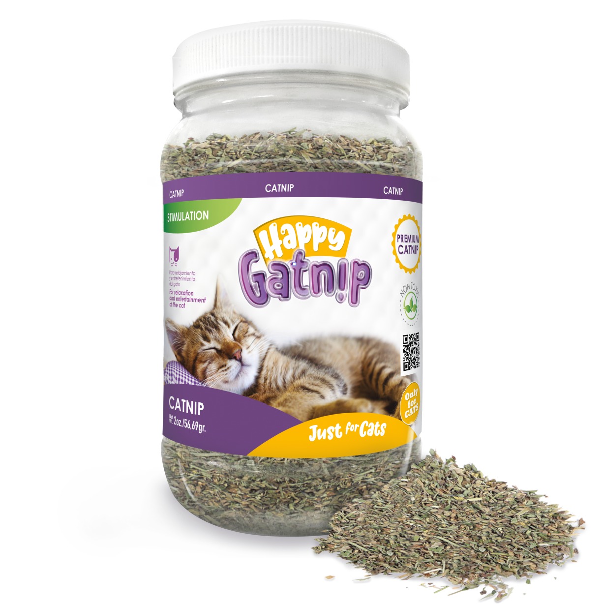 Happy Gatnip, Catnip para Gatos 2oz | Vanderpet Ecuador